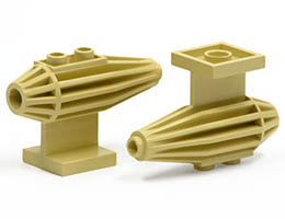 4124072: Engine, Strakes, 2 Top Studs, 2 x 2 Bottom Tile