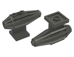 4143253: Engine, Strakes, 2 Top Studs, 2 x 2 Bottom Tile