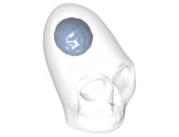 4537347: Minifigure, Head Modified Skull Crystal with Dark Blue Brain ...